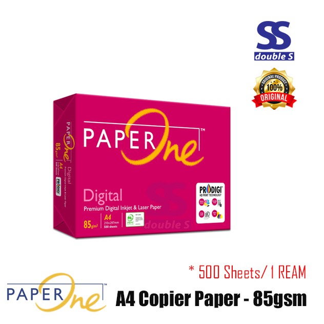 Paper One A4 85gsm Digital Premium Paper (500 Sheets) | Shopee Malaysia