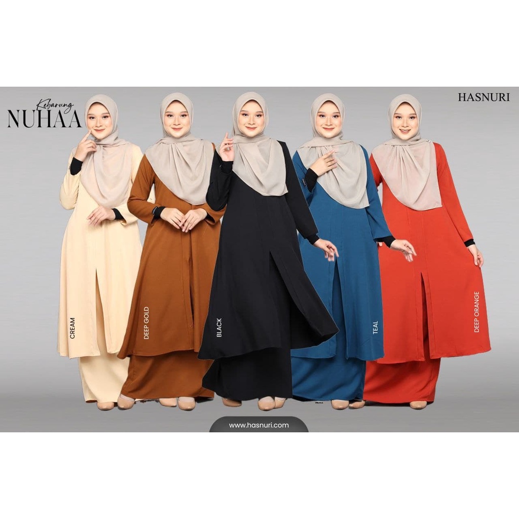 BAJU KEBARUNG NUHAA BY HASNURI KAIN SEJUA DAN SELESA MUDAK GOSOK DAN ...
