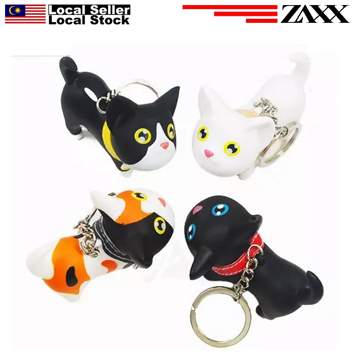 Cute Cat Key Chain Kitten Toy Collectible Keychains | Shopee Malaysia