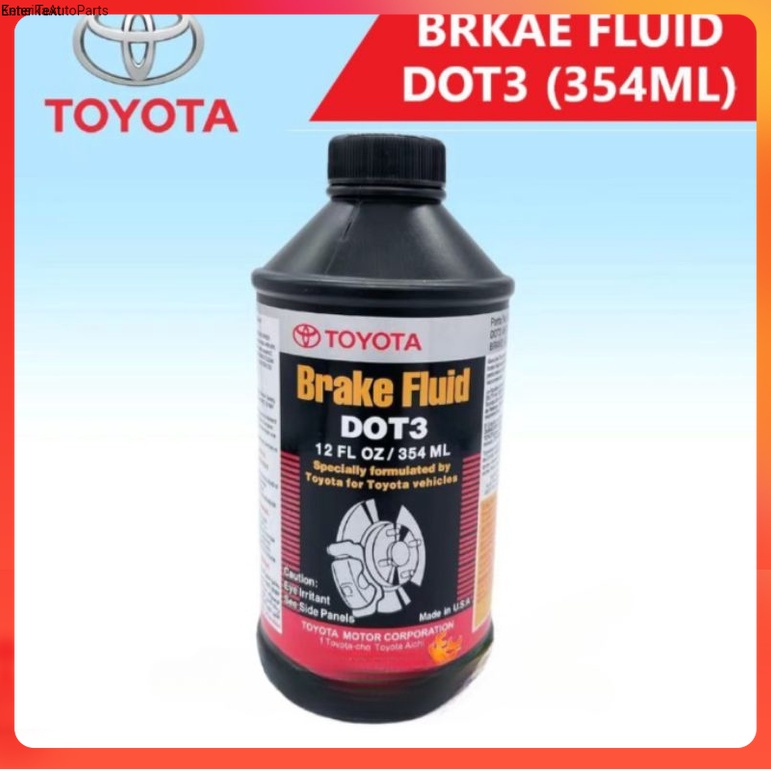 TOYOTA DOT 3 BRAKE FLUID OIL （12FL OZ) (08823-80010) | Shopee Malaysia