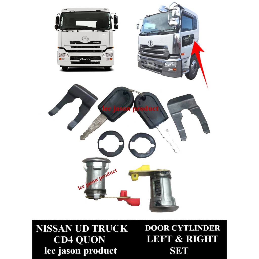 J01S012 NISSAN UD QUON CD4 DOOR CYLINDER KEY LOCK SET | Shopee Malaysia