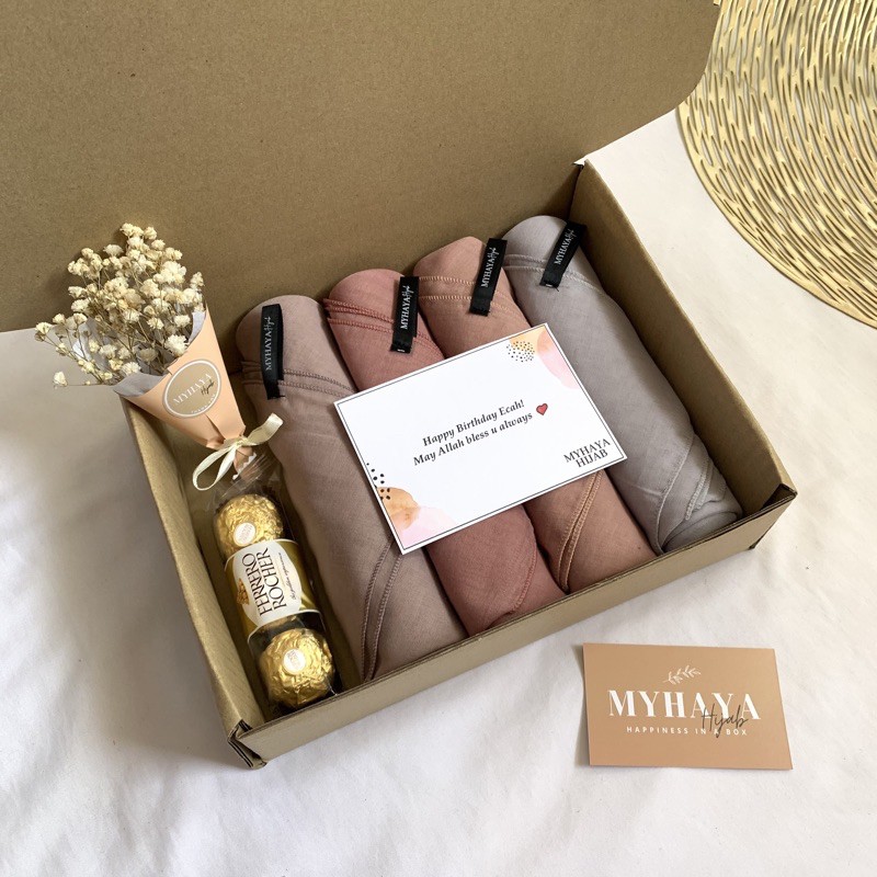 SURPRISE GIFTBOX TUDUNG- MYHAYA HIJAB | Shopee Malaysia