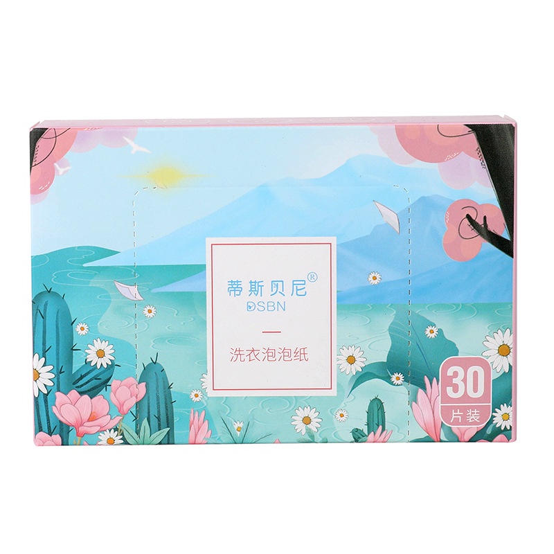【洗衣纸】Laundry Detergent Paper Laudry Sheet【30 sheet】/洗衣泡泡纸 洗衣纸 30片/Sabun ...