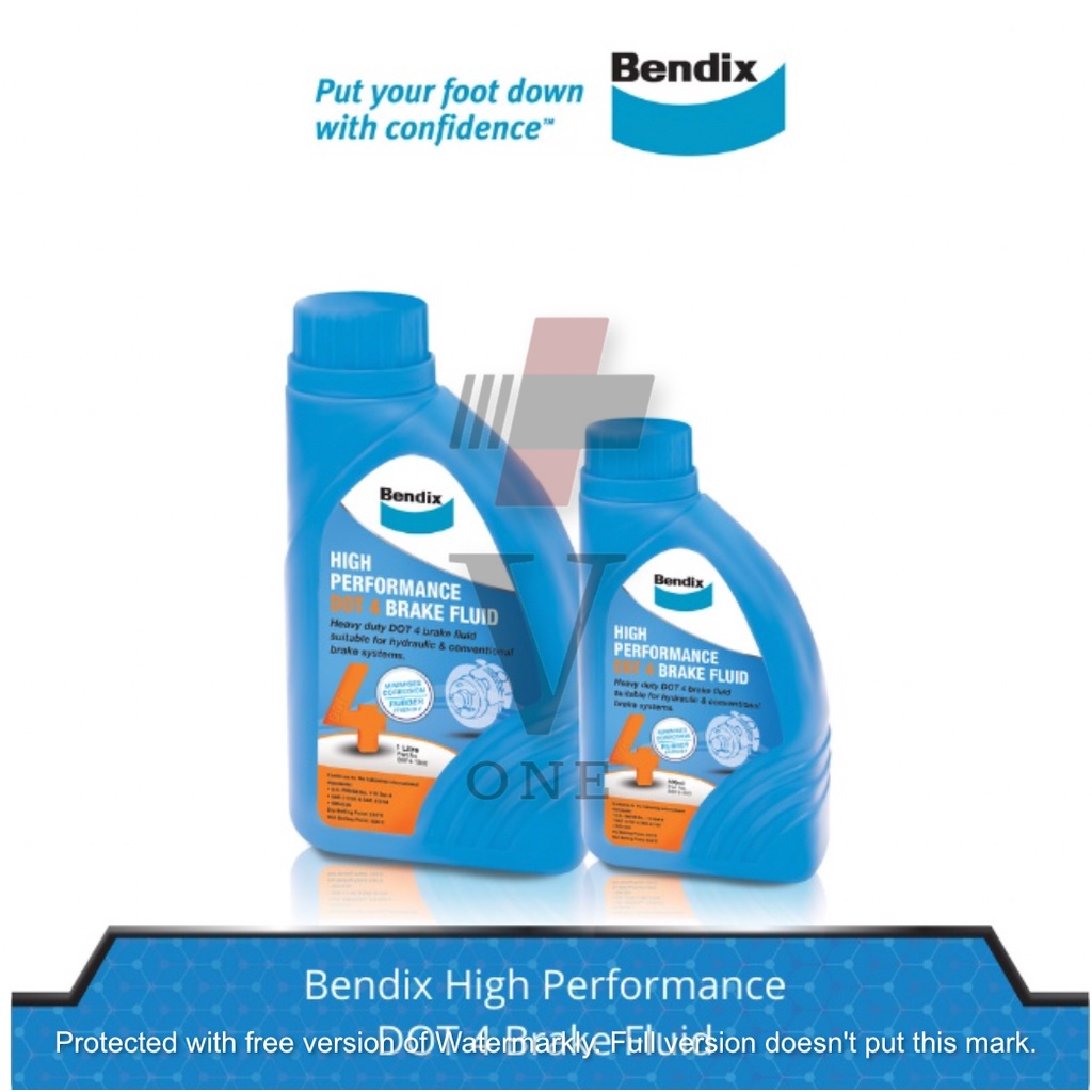 Bendix DOT4 High Performance Genuine Synthetic Brake Oil / Clutch Fluid ...
