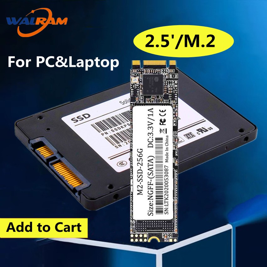 Walram SSD SATA 2.5" (60GB/120GB/240GB/480GB) / M.2 2280 TLC NAND SSD ...