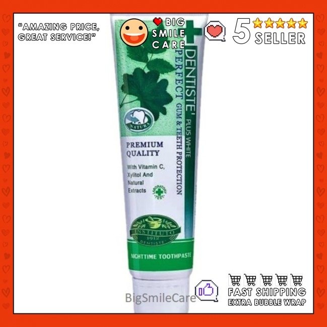 DENTISTE' Plus White Nighttime Toothpaste Tube 100G | Shopee Malaysia