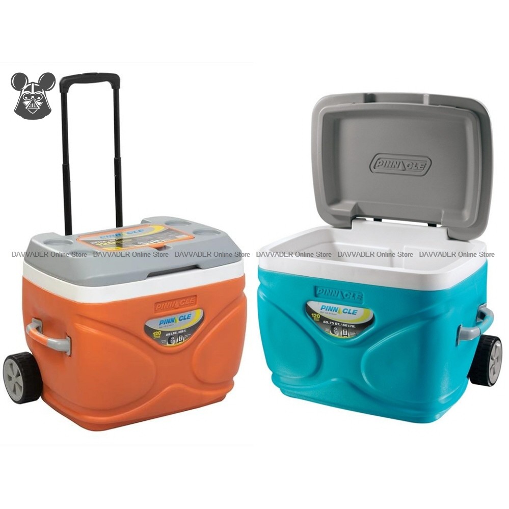 PINNACLE Coolers Prudence 66L 66 Litre Roller - Insulated Container ...