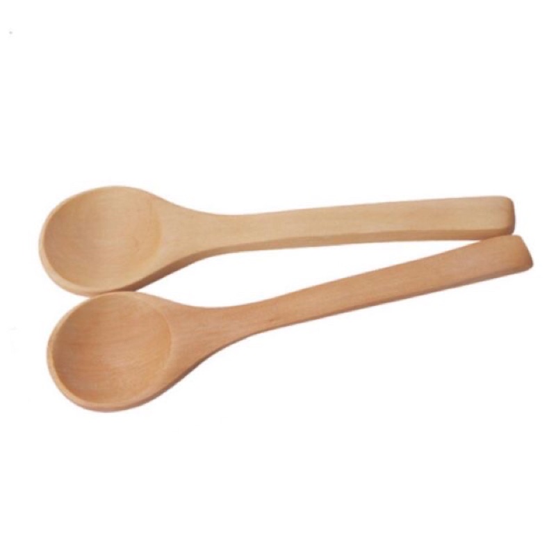 Sudu Kayu Kecil Small Coffee Wooden Scoop Spoon Korean Style Wooden ...