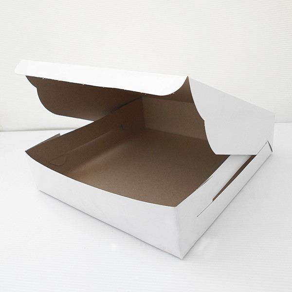 PLAIN WHITE KUIH LAPIS CAKE BOX // TALAM BOX PLAIN WHITE SIZE: 8"/9"/10 ...