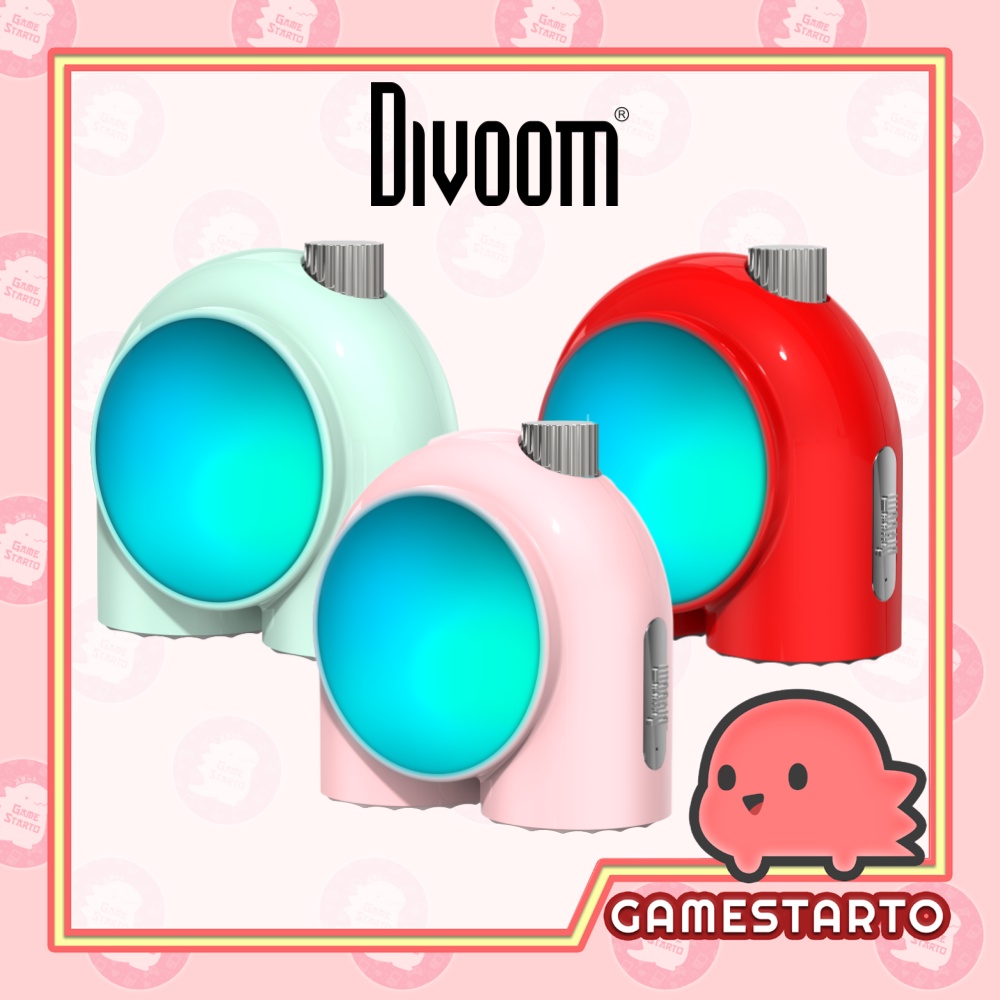 Divoom Planet 9 - Smart Mood Cordless Table Lamp with Programmable RGB ...