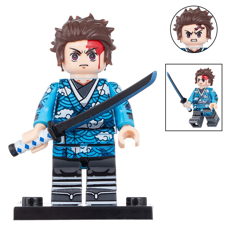 Demon Slayer Kimetsu no Yaiba Tanjiro Kamado Blade of Ghost Minifigure ...