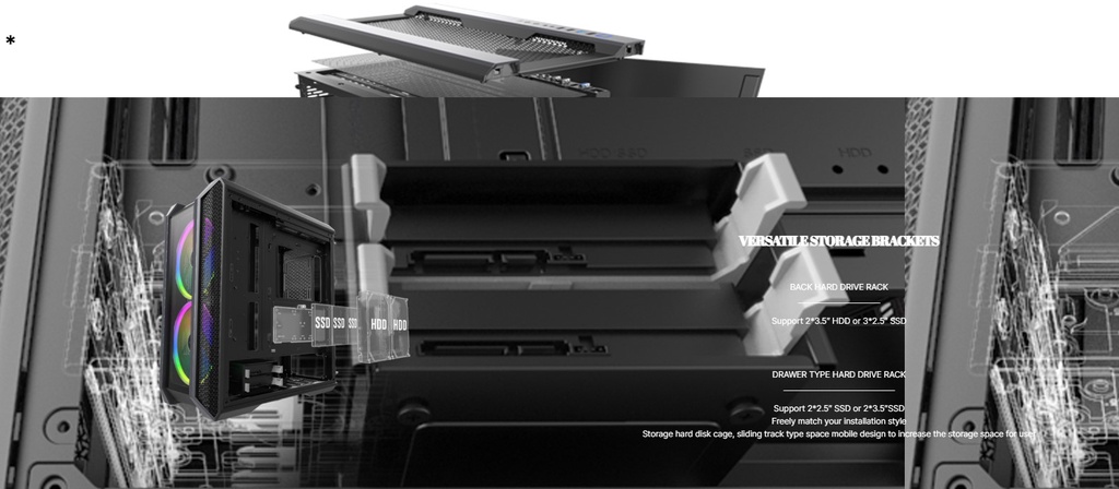 Invasion GT-500 (ATX Gaming Case) | Shopee Malaysia