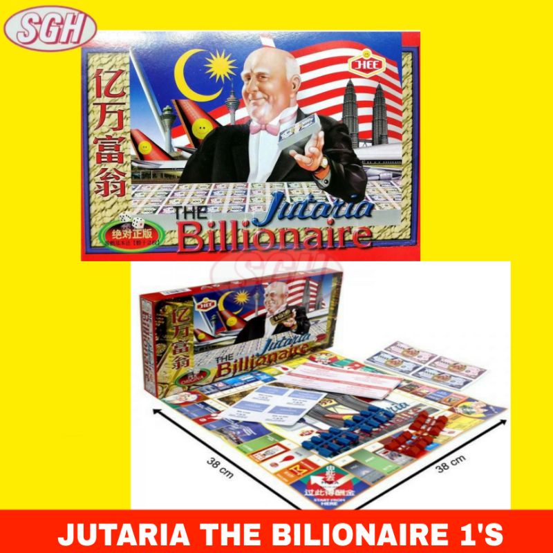 JUTARIA Monopoly Classic Game The Billionaire Board Game | Shopee Malaysia JUTARIA Monopoly Classic Game The Billionaire Board Game | Shopee Malaysia