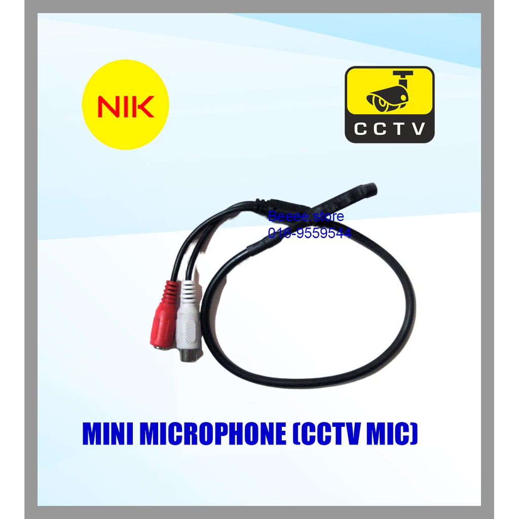 MICROPHONE FOR CCTV DVR SYSTEM CCTV MIC | Shopee Malaysia