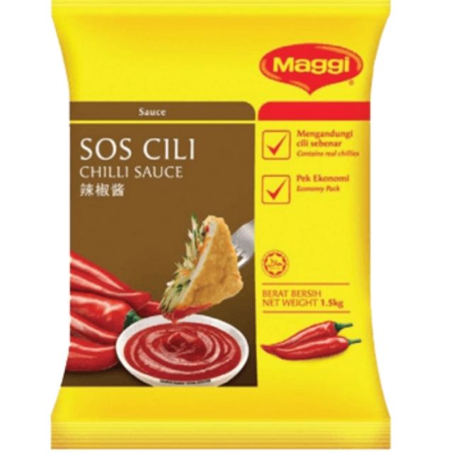Maggi Sos Cili/Sos Tomato 1.5kg/pkt | Shopee Malaysia