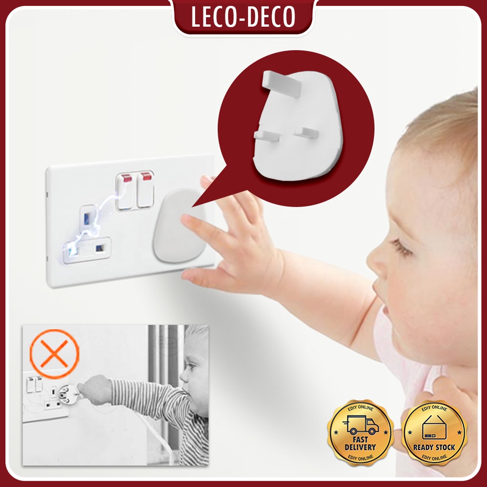 BABY SAFETY SOCKET COVER POWER OUTLET PLUG ANTI SHOCK ELECTRIC CHILDREN ...