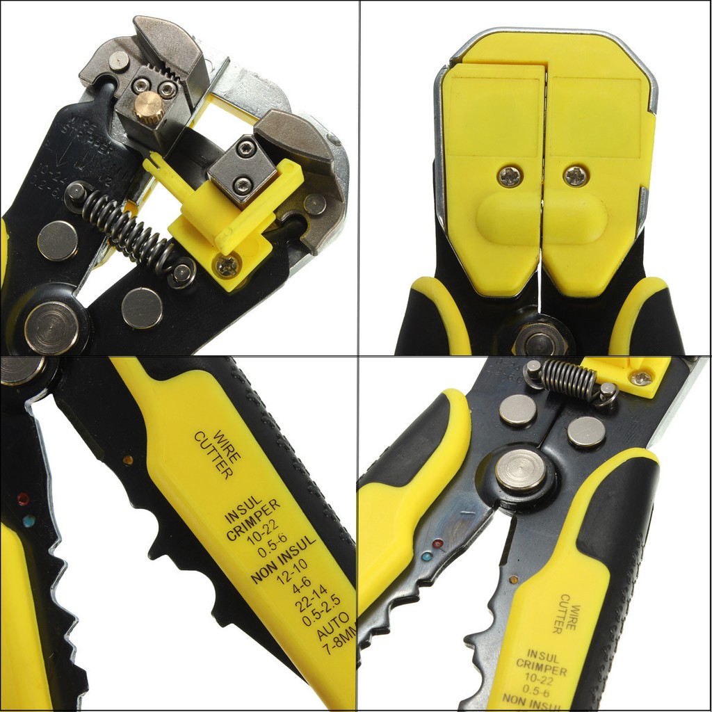 3in1 Automatic Wire Striper Cutter Stripper Crimper Pliers Terminal ...