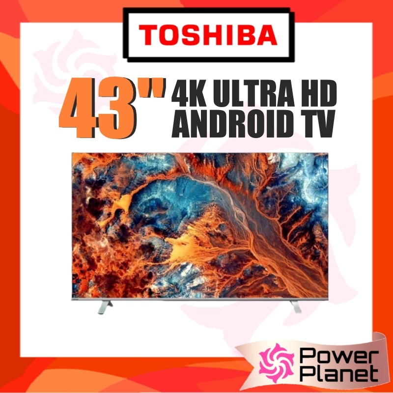 Toshiba 43" 4K UHD Android TV Bezel-less Design 43C350KP / Xiaomi L43M6 ...