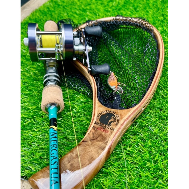 ZeekS Mergastua Landing Net for Stream Fishing or Fly Fishing + free ...