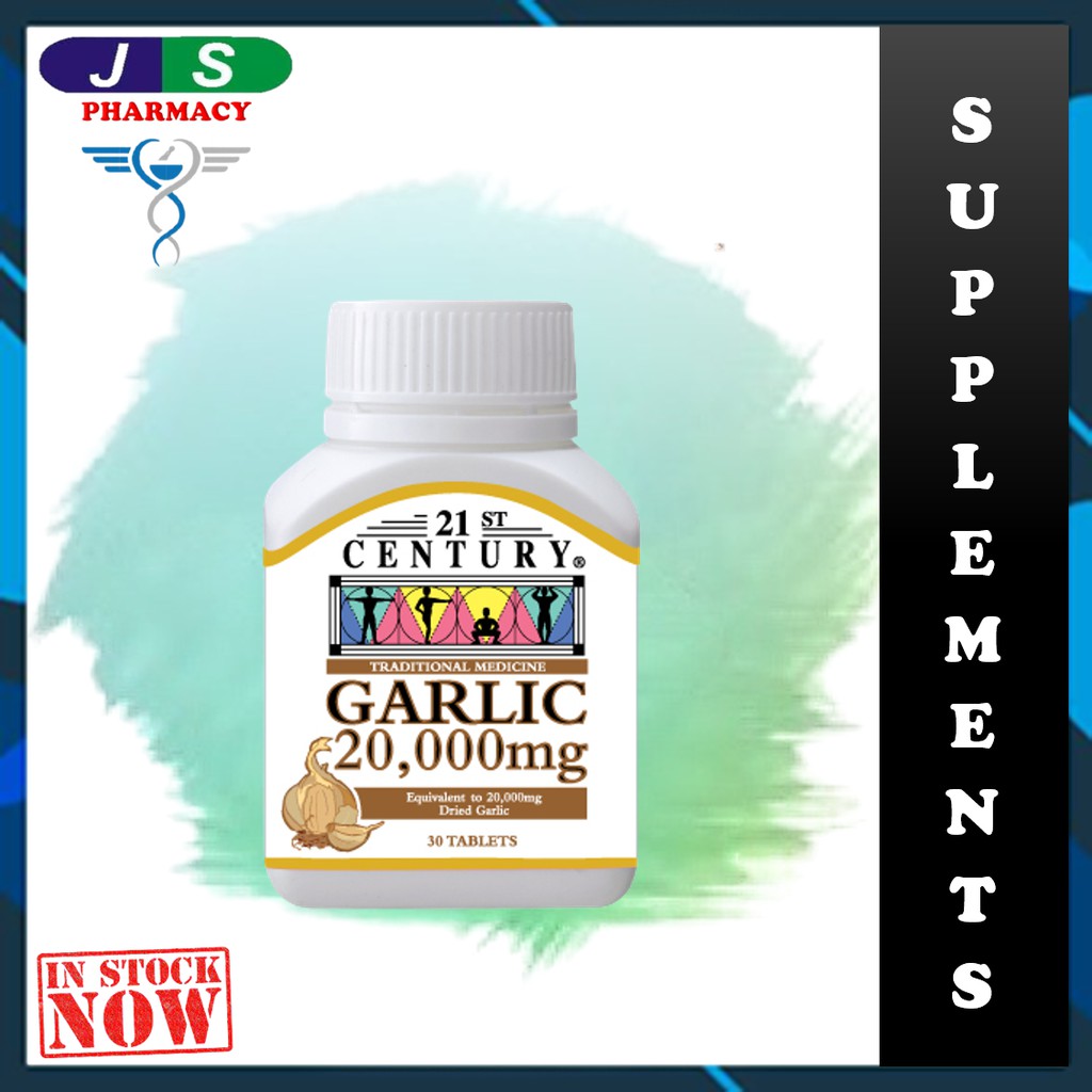 21st Century Garlic 20000mg (30's) | Shopee Malaysia
