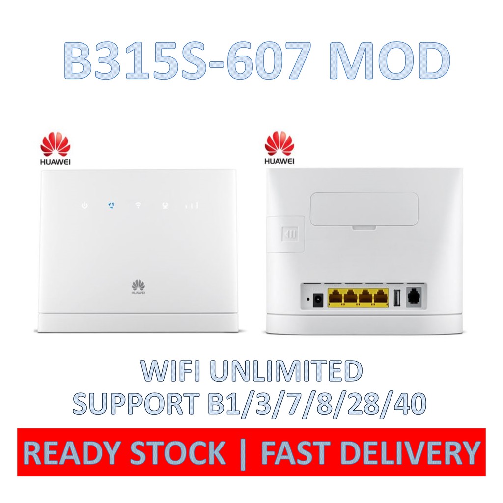 MODIFIED NEW ORIGINAL HUAWEI B310 B315 B525 B529 B618 4G LTE MODEM ...
