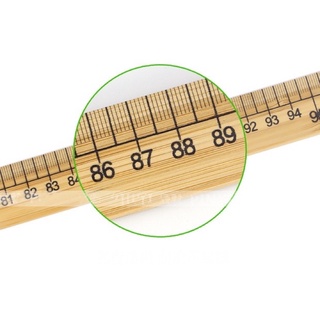 DFC Wooden Ruler Pembaris Lurus Kayu Panjang Alat Pengukur | Shopee ...