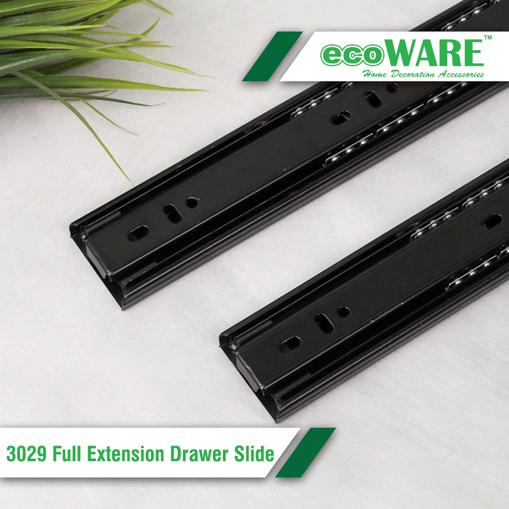 ecoWARE 3029 Full Extension Drawer Slide Cold-Rolled Steel Drawer Slide ...