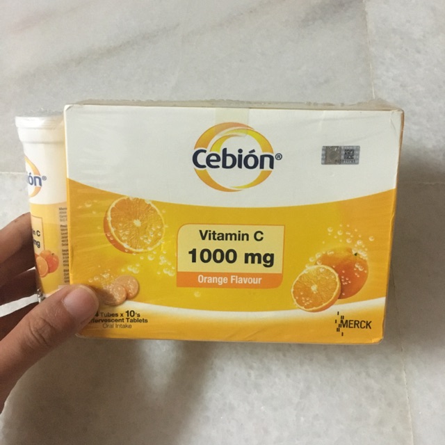 Cebion Effervescent Vitamin C 1000mg x 10s Twin Pack (FREE ONE TUBE) | Shopee Malaysia
