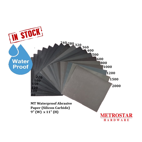 MT Waterproof Abrasive Sandpaper | Shopee Malaysia