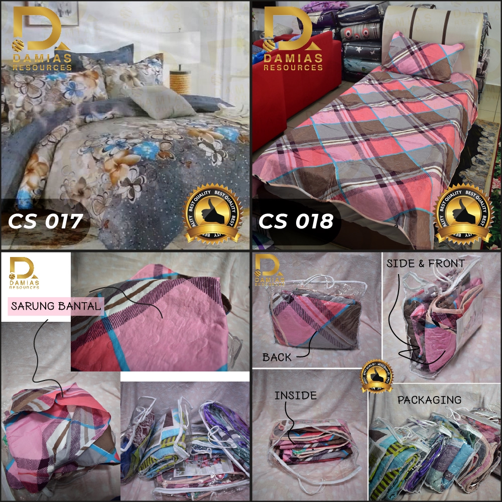 Set 2 in 1 Cadar Single Katil Single bujang asrama | Shopee Malaysia