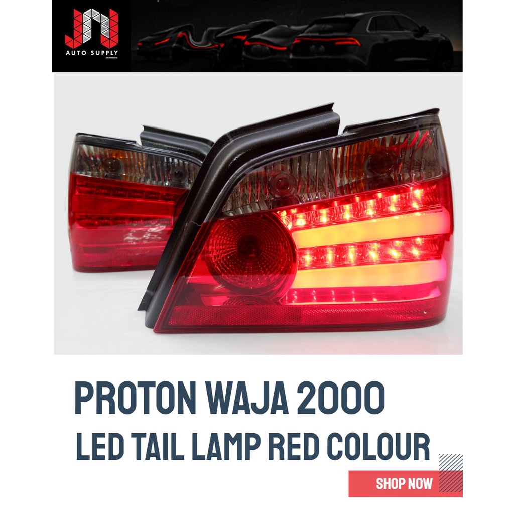 Proton waja tail lamp light bar design red colour 1set2pcs ( bmw m5 ...