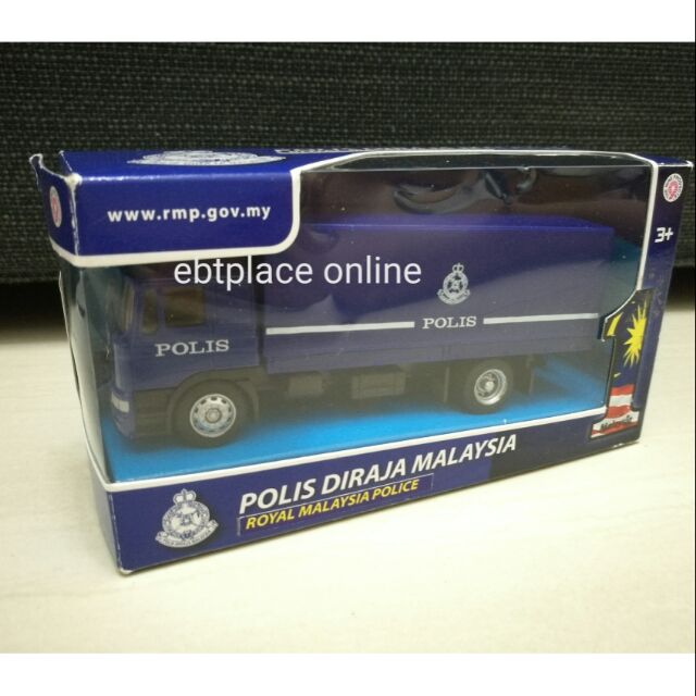 POLIS Truck MAN Diecast 109 Diecast Truck Polis Diraja Malaysia Black ...