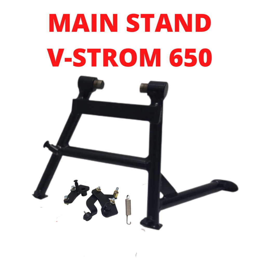 DOUBLE STAND V-STROM 650 (BLACK) | Shopee Malaysia