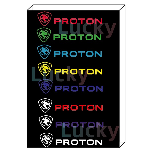 proton windshield sticker exora waja x50 x70 wira gen2 iriz perdana ...