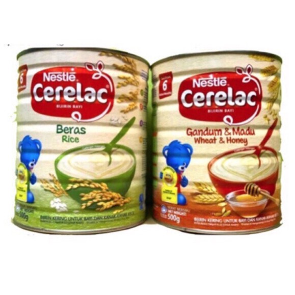Nestle Cerelac Bijirin Bayi (Wheat&Honey 500g / Rice 500g) | Shopee ...