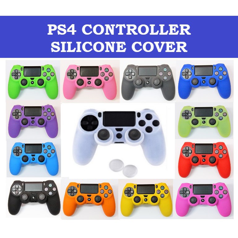 PS4 Controller Silicone Cover Case Protective Skin (ant-sweat/anti-dust ...