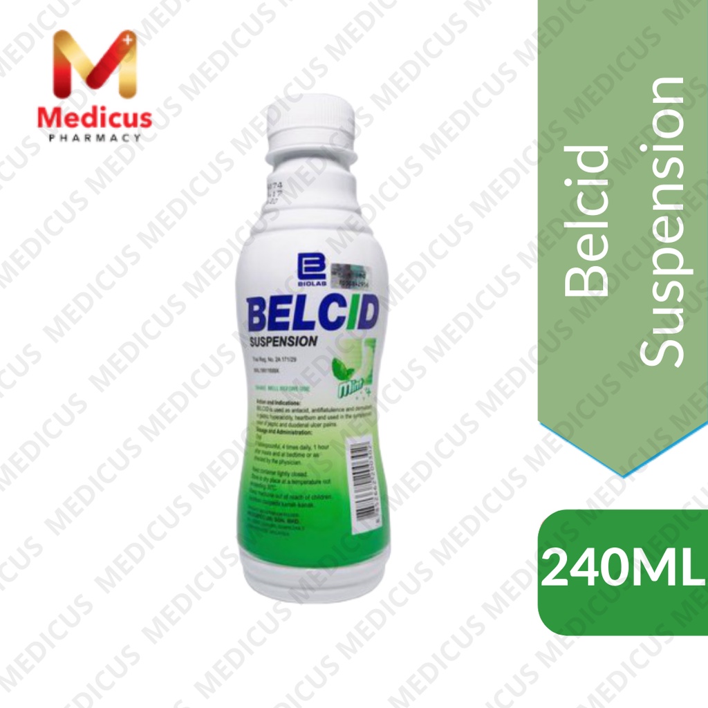 Belcid Suspension 240ml (Exp: 11/2024) | Shopee Malaysia