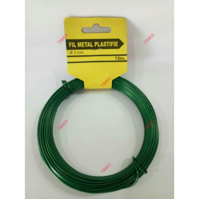 Fil Metal Plastifie /PVC Dawai Halus👍 2mmX15m | Shopee Malaysia