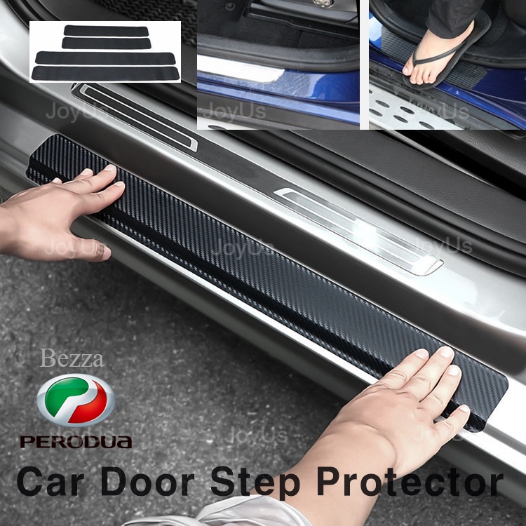 Perodua Bezza Axia Car Door Step Protection Sticker Anti Scratch Door ...