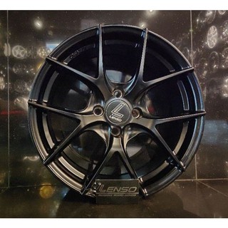 NEW RIM ORIGINAL LENSO JAGER DYNA 15 16 17 4X100 4X114.3 5X112 5X114.3 SATIN BLACK | Shopee Malaysia