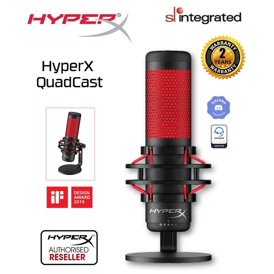 HYPER X QUADCAST USB CONDENSER GAMING MICROPHONE | Shopee Malaysia