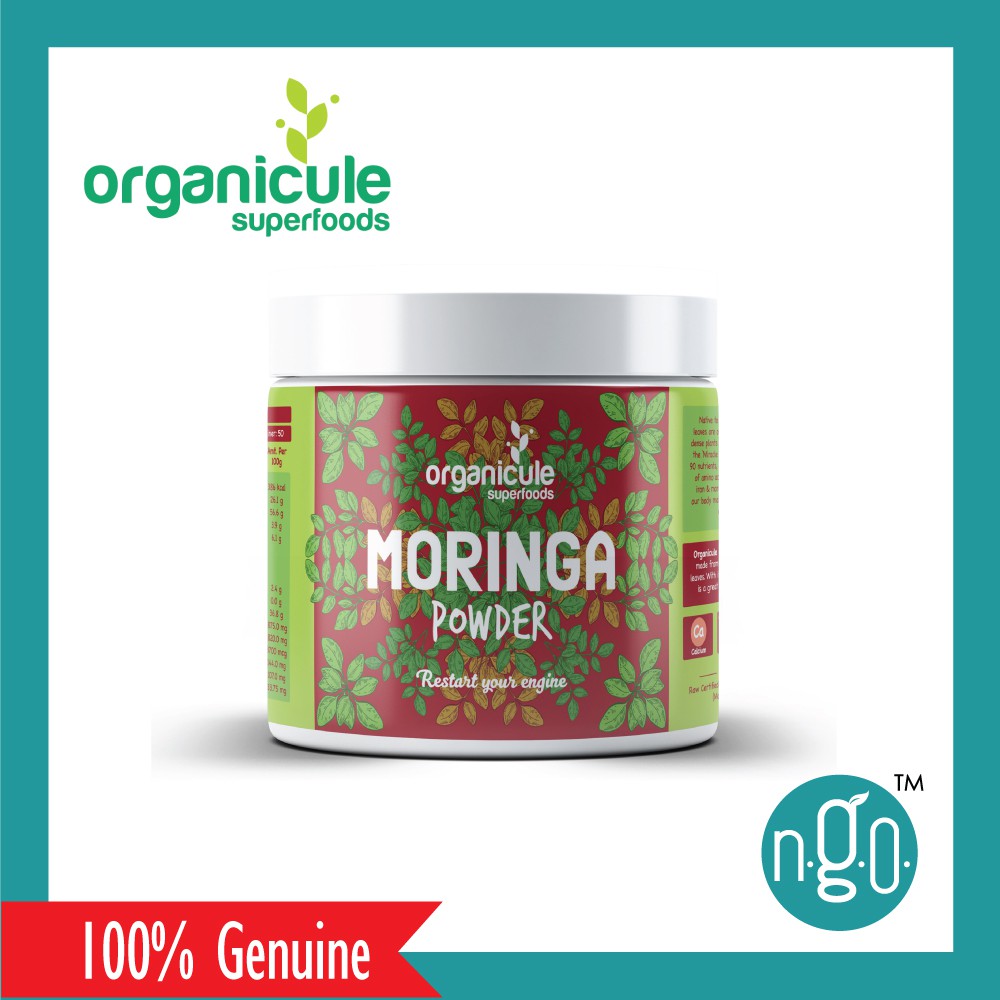 Organicule Moringa Powder (200g/bottle) | Shopee Malaysia