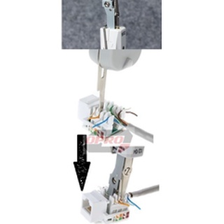 Krone® Commscope AMP® RJ45 LSA Plus Punch Down Tool / 10 Pair Module ...