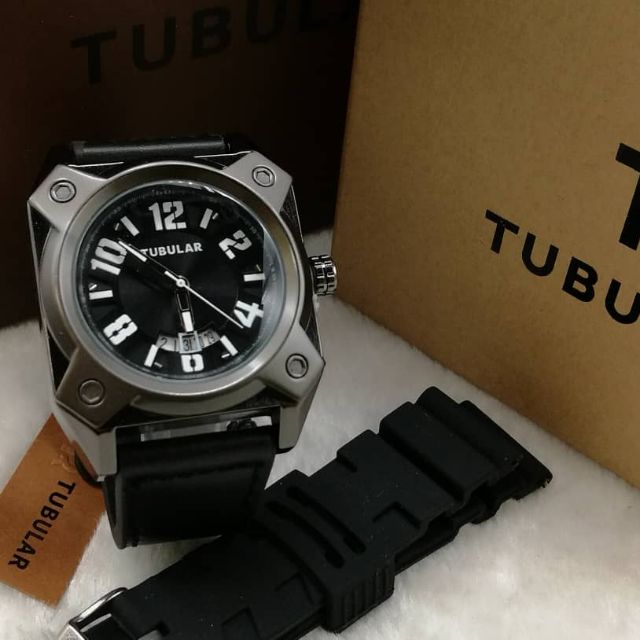 ORIGINAL TUBULAR MEN WATCH WITH WATER RESISTANT | Shopee Malaysia