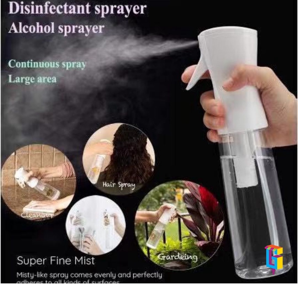 Spray Bottle 500ml Hand Pressure Fine Mist Sprayer Alcohol Disinfection ...