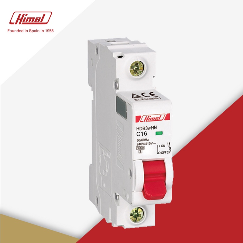 Himel 3 Series Miniature Circuit Breaker 1P C 6KA 230V | Shopee Malaysia