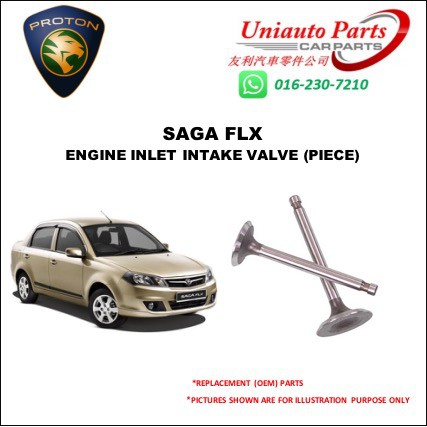PROTON SAGA FLX ENGINE INLET INTAKE VALVE (PIECE) | Shopee Malaysia