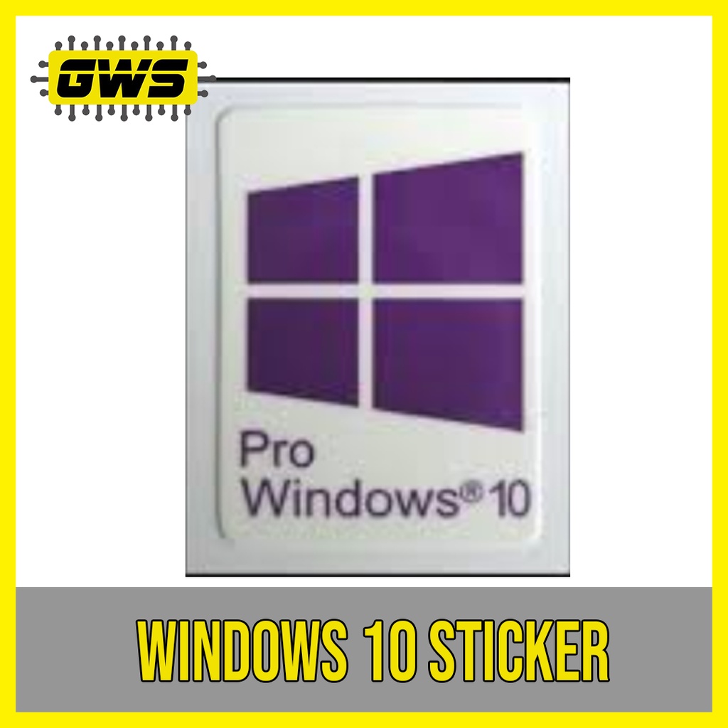 Original Intel Windows10 label WIN10 sticker desktop laptop LOGO ...