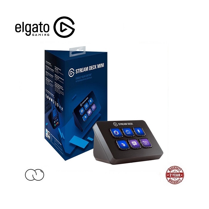 ELGATO StreamDeck Mini / Streaming Desk / Fully Customizable LCD keys ...