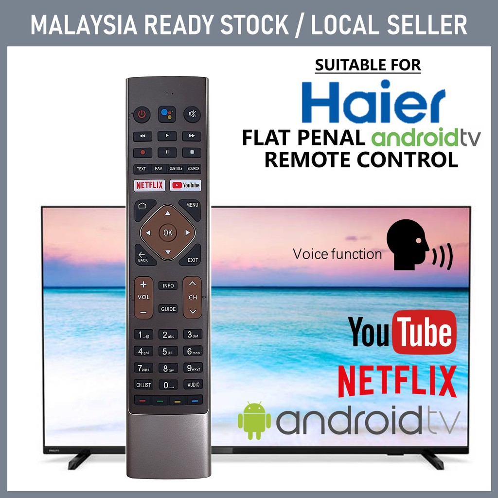 Haier Replacement For Haier Android Smart Voice Function LED TV Remote ...